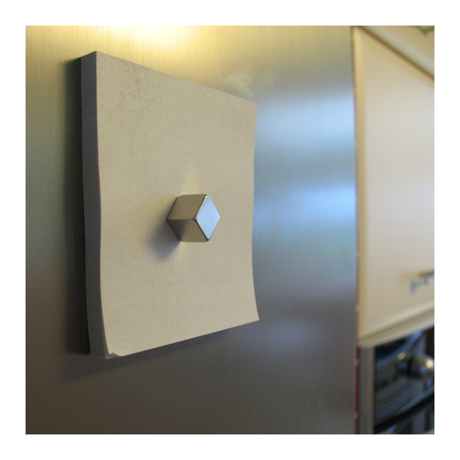 Aimant cube nickel 10 x 10