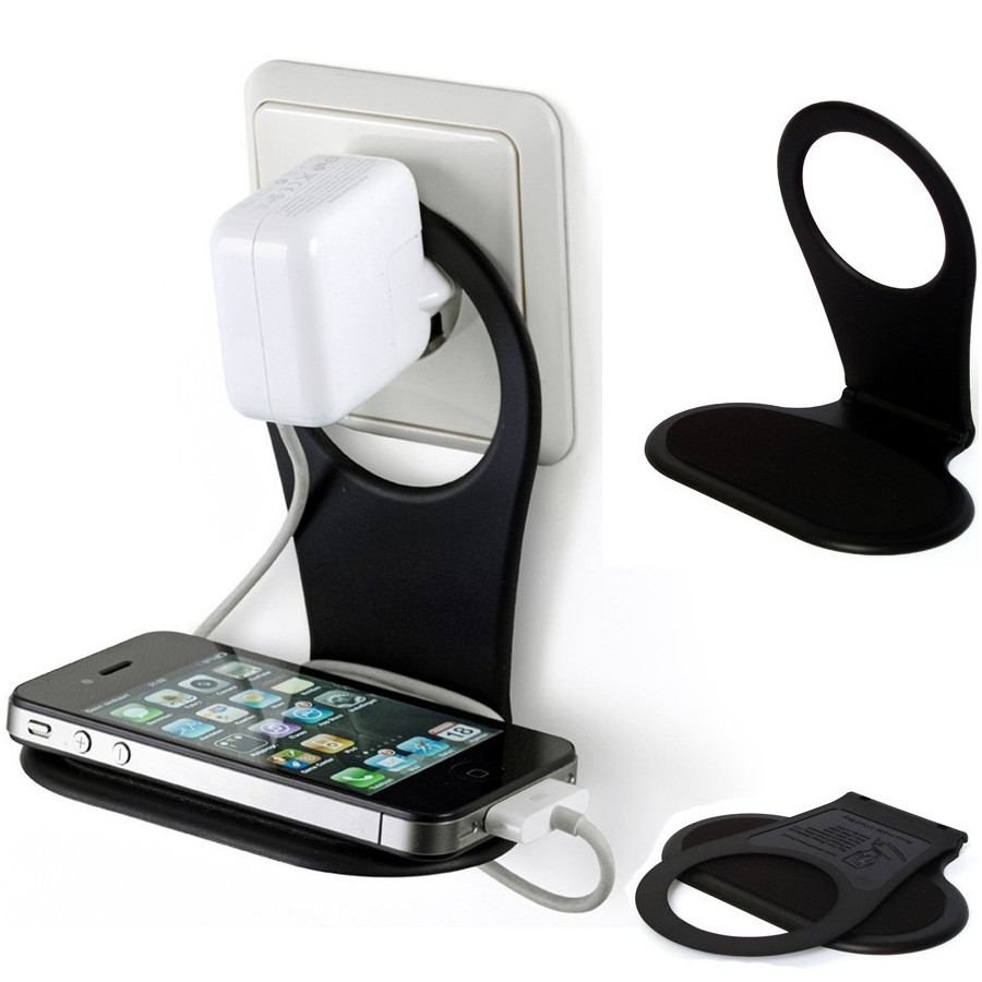 Porte téléphone portable pliable rose