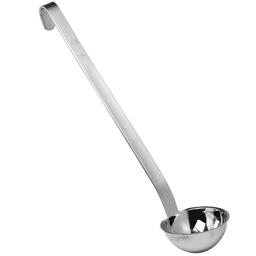 Louche professionnelle inox antigoutte - 10 cm - 25 cl