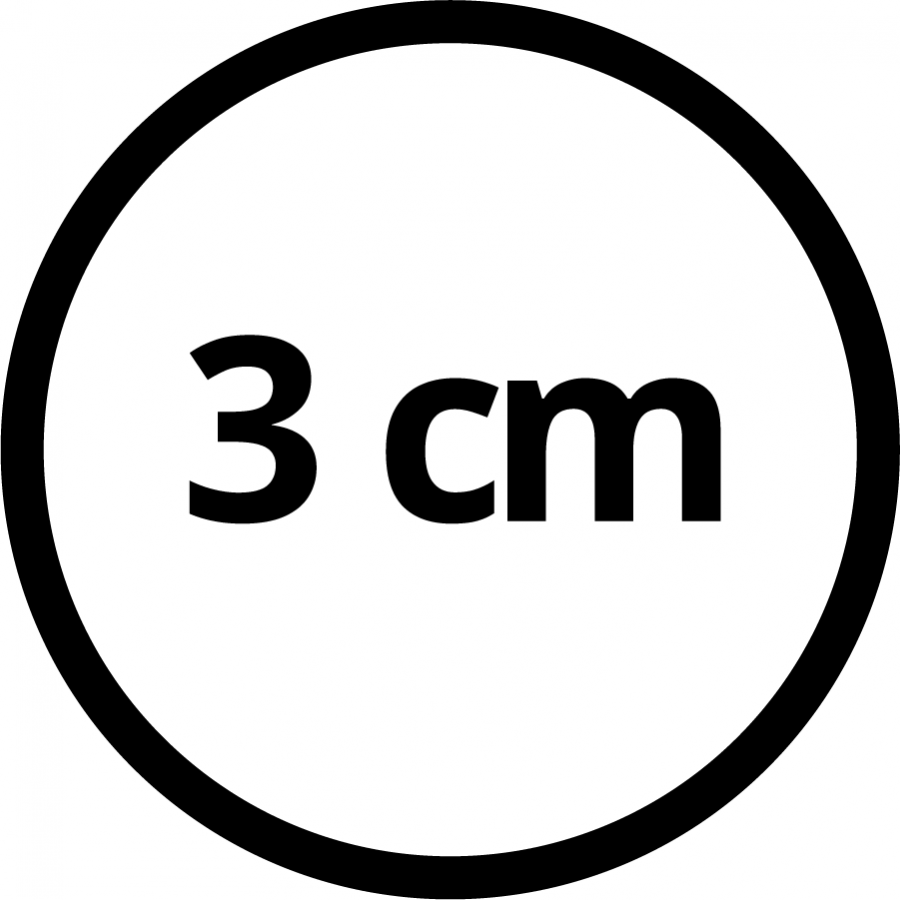Rond 3 cm