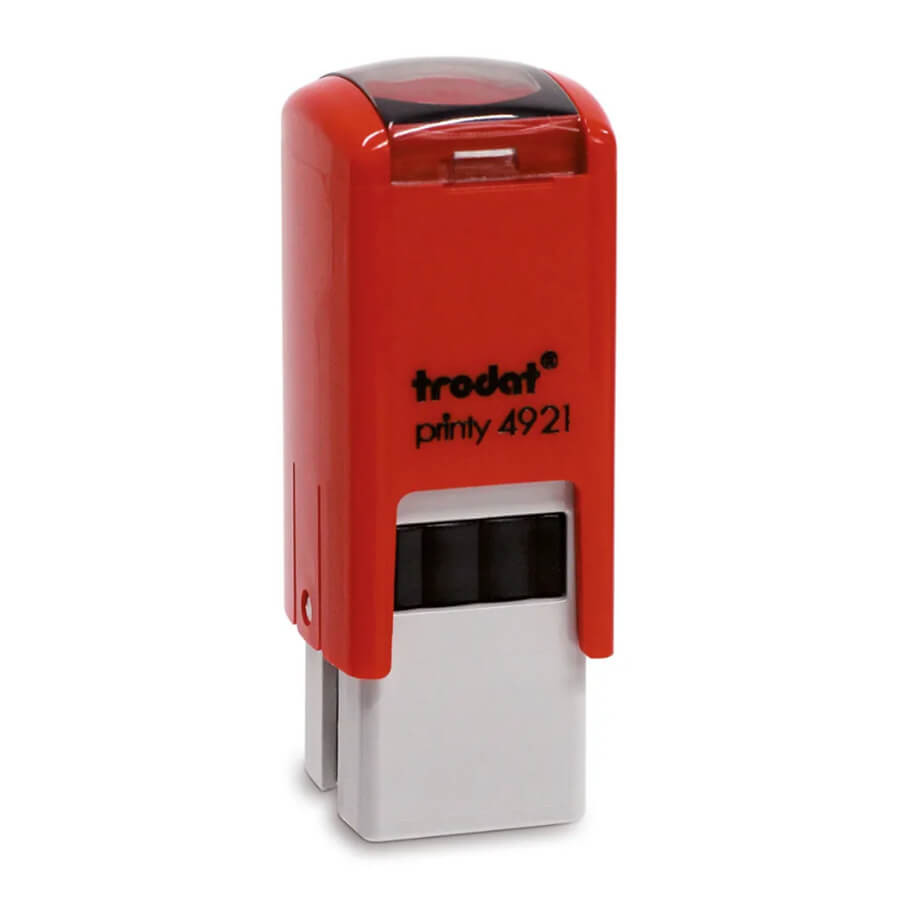 4921 Rouge / encre rouge 13x13mm